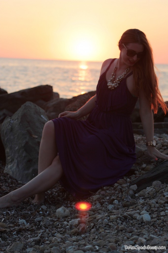 Sunset at the beach | Outfits - Do You Speak Gossip?