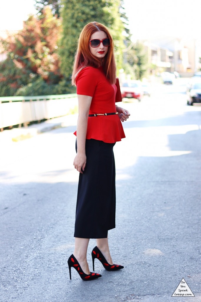 Red lips on my shoes | Outfits - Do You Speak Gossip?